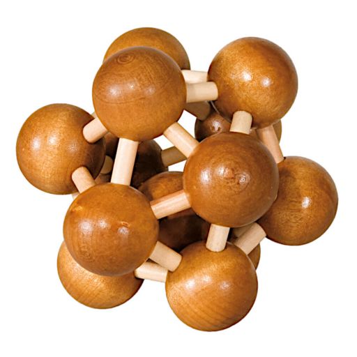 Puzzle geometrico in legno Atomo di legno - difficoltà 3 stelle