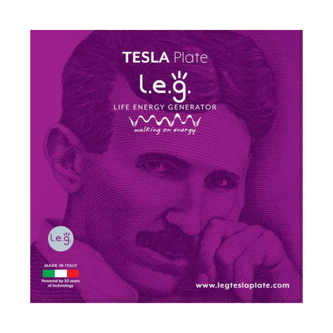 Piastra di Tesla LEG serie Sunny QUADRATA 21x21 cm Made in Italy ...